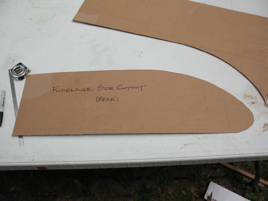 Chap 7 – Determining fuselage strake cutout | A Long EZ Push