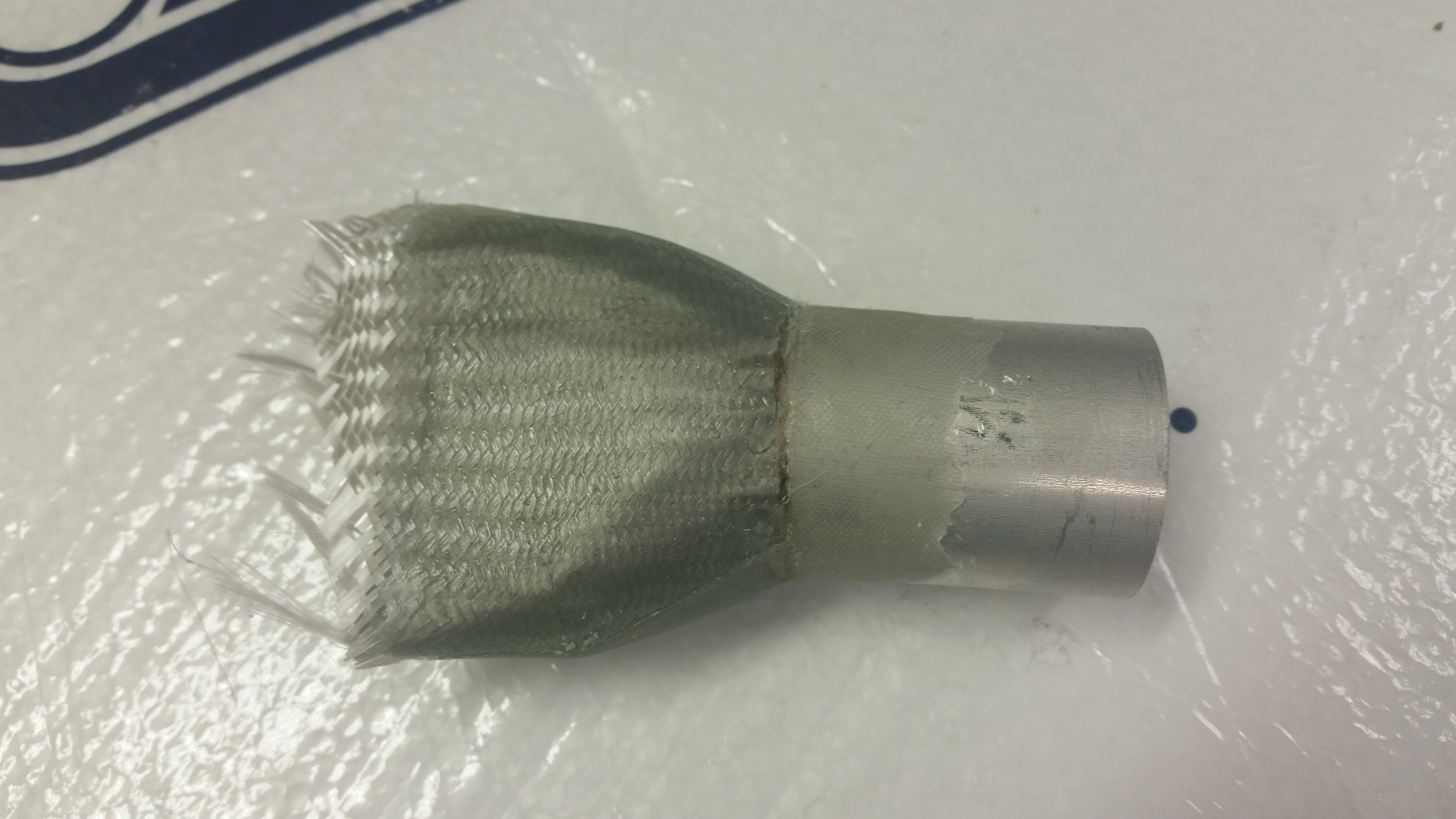 GIB upper duct cured & peel ply pulled | A Long EZ Push