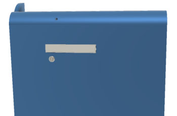 External aircraft canopy latch handle | A Long EZ Push