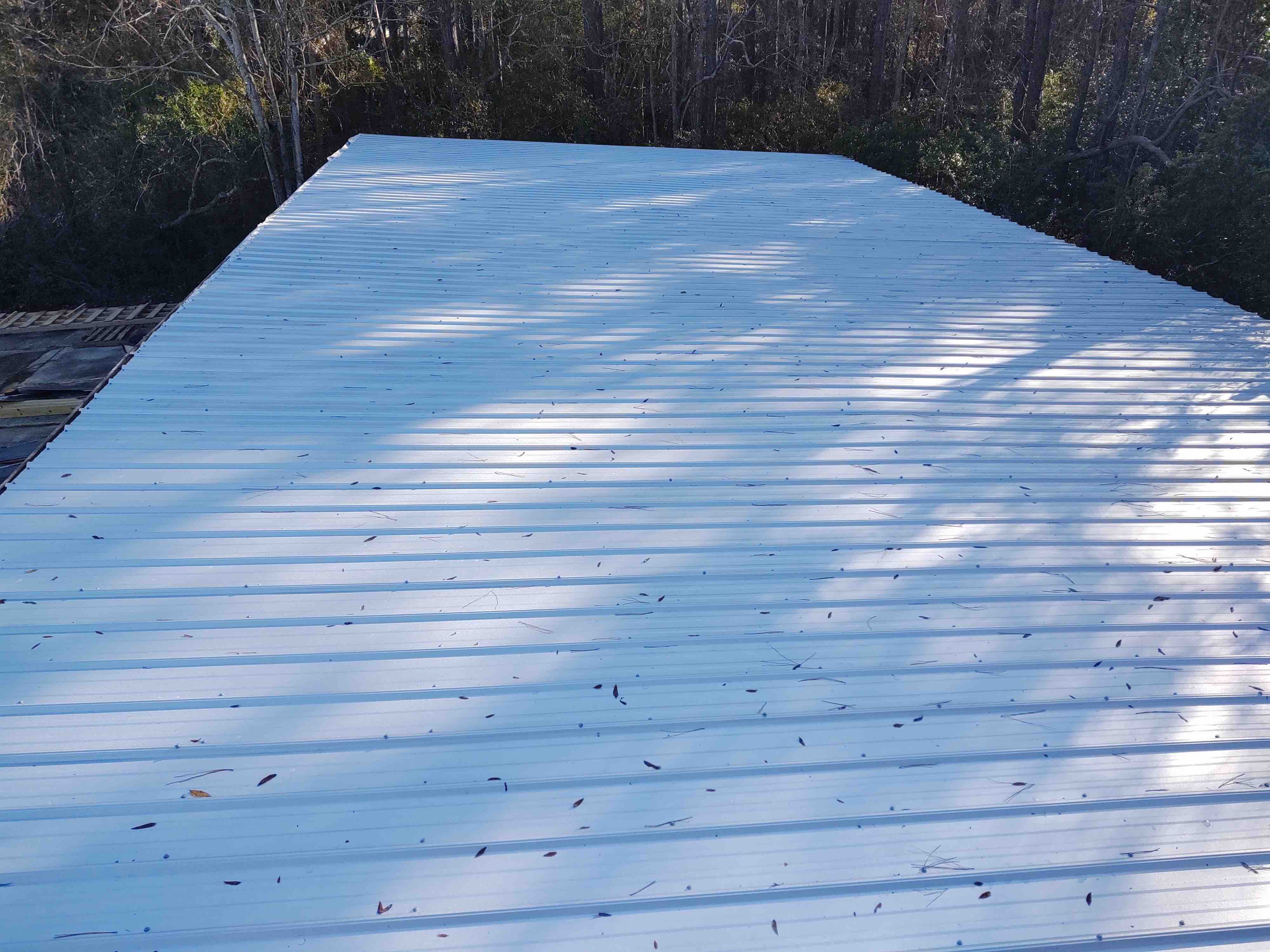 New workshop roof INSTALLED!!! | A Long EZ Push